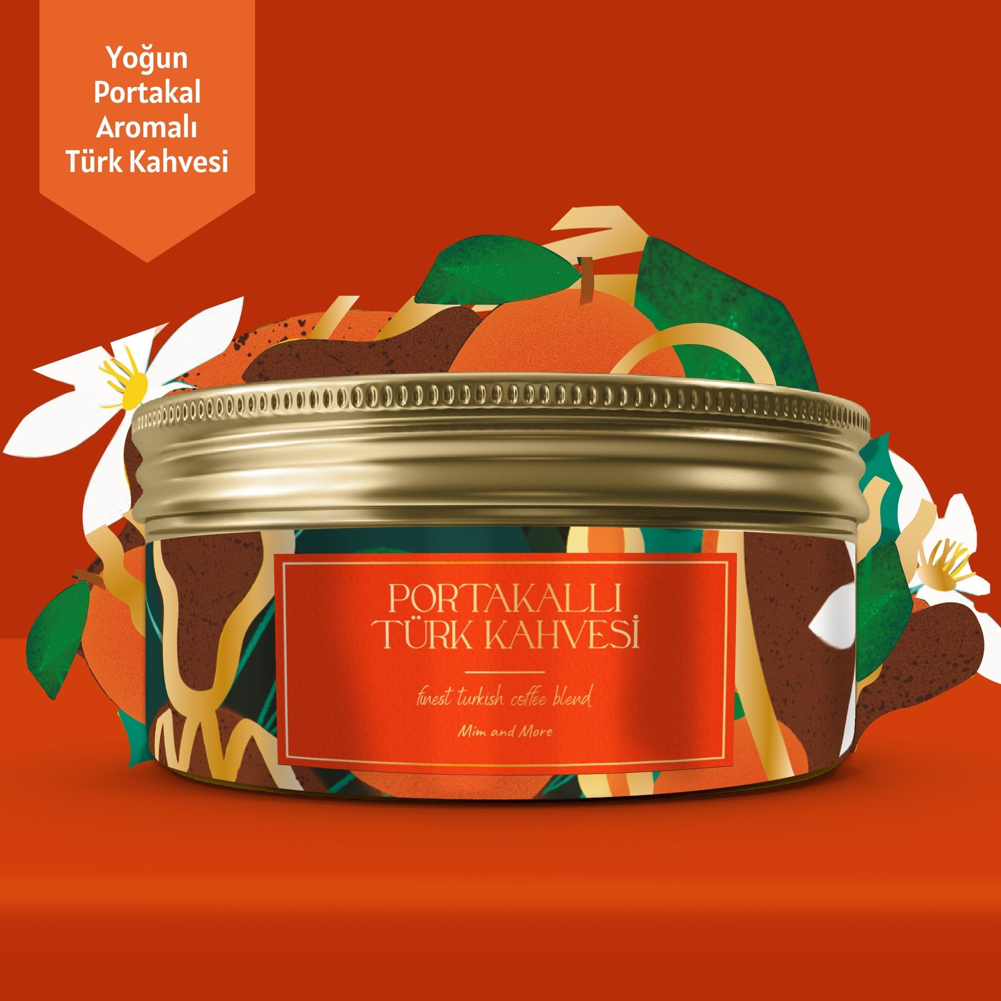 Orange Turkish Coffee - Portakal Aromalı Türk Kahv – Mim and More