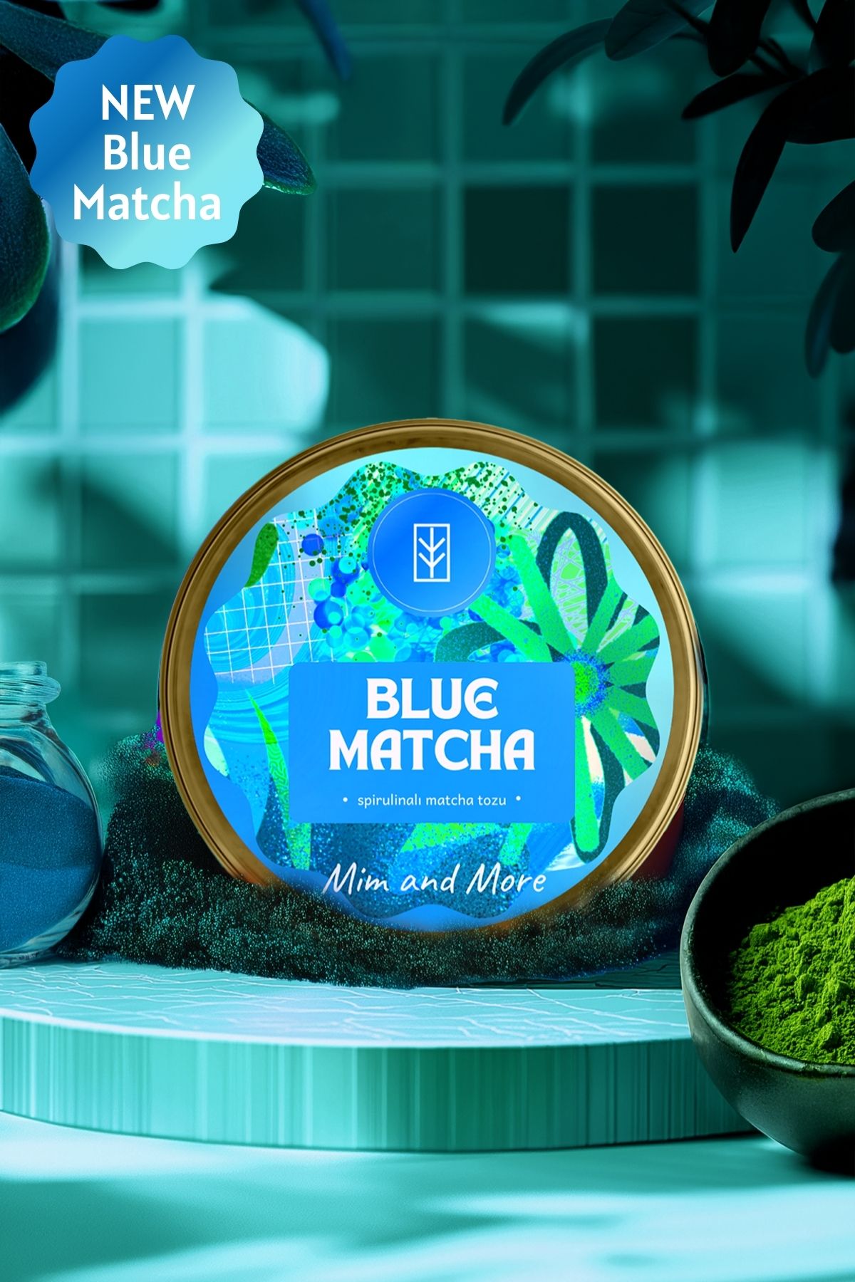 Blue Matcha - Mavi Spirulina Superfood Matcha Tozu – Mim and More
