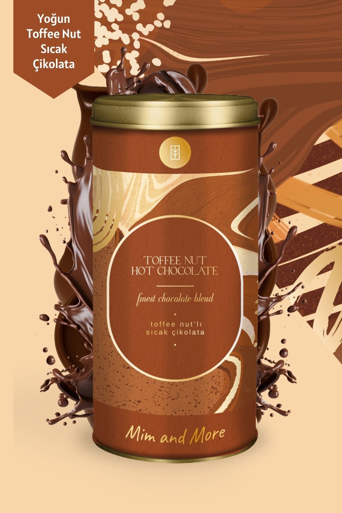 Toffee Nut Hot Chocolate - Toffee Nut Sıcak Çikolata Tin, 200 gr – Mim ...