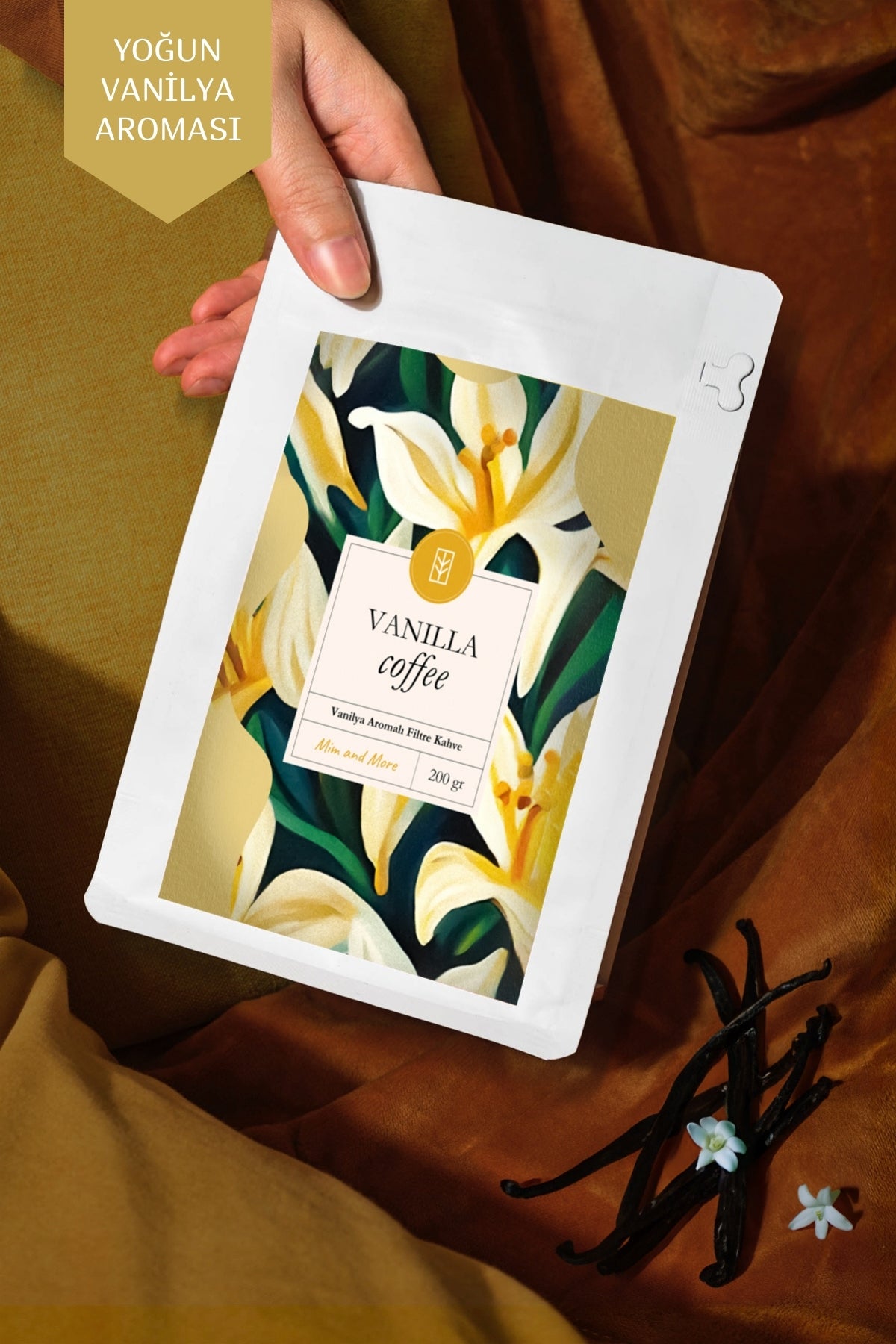 Vanilla Coffee - Vanilya Aromalı Filtre Kahve, 200 gr – Mim and More